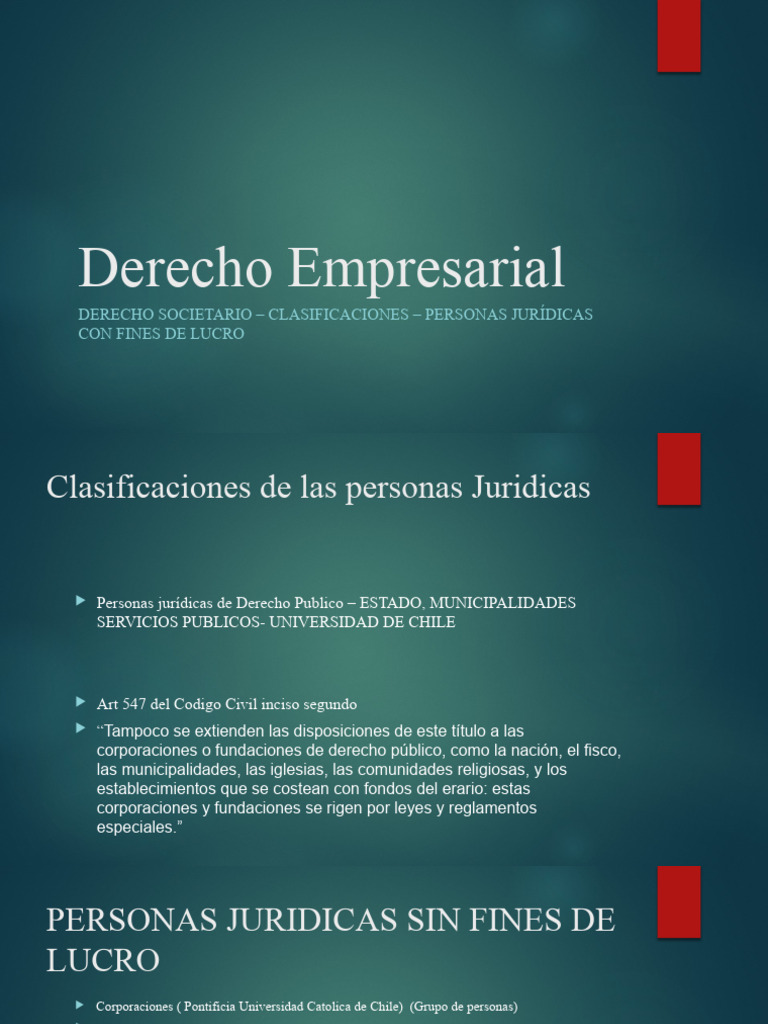 Derecho Empresarial - 2 Parte | PDF | Fundación (sin fines de lucro) | Sociedad de ...