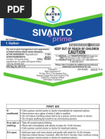 Tenacity Herbicide Label 2020 | PDF | Surface Runoff | Legal Liability