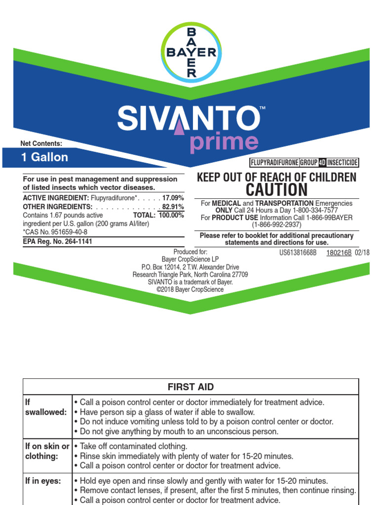 Sivanto Prime Label1e | PDF | Cereals | Pump