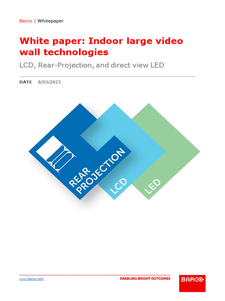 Barco White Paper LCD-RPC-LED 8mar2023 | PDF | Liquid Crystal Display ...