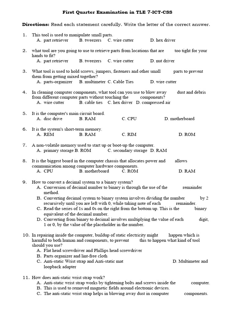 Test Css Pdf Computer Data Storage Computing
