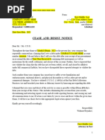 Form of Bailee Letter (Warehouse Bank) Exhibit III-35 (Cash Purchase ...