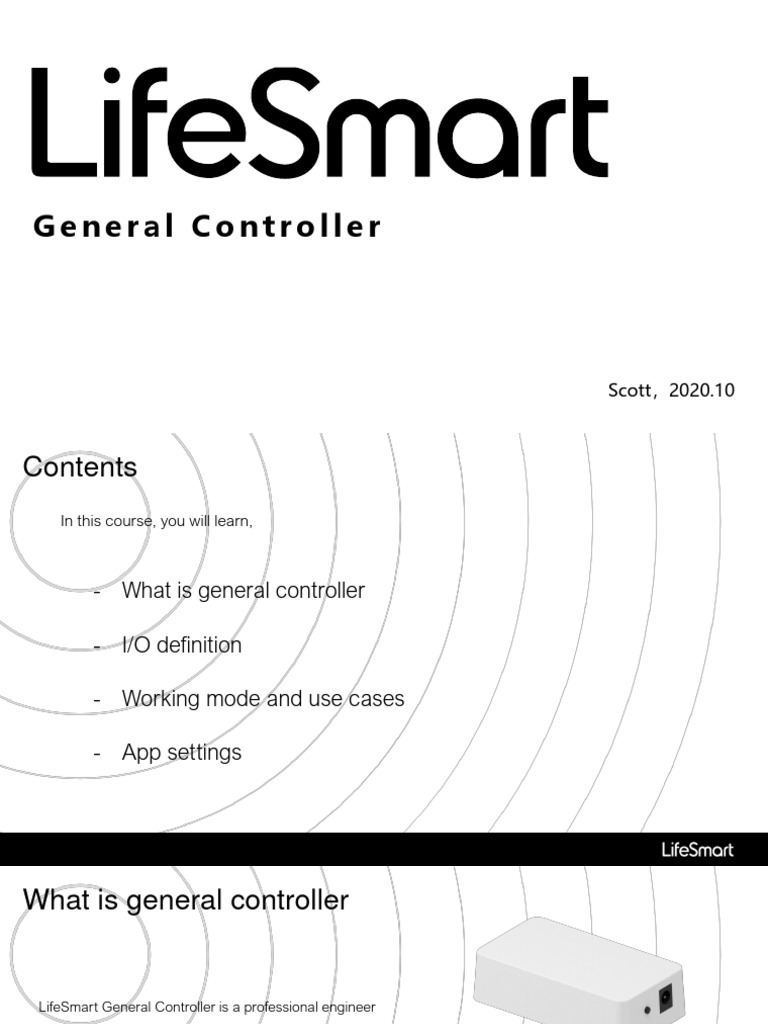 10.15-LifeSmart General Controller | PDF | Switch | Equipment