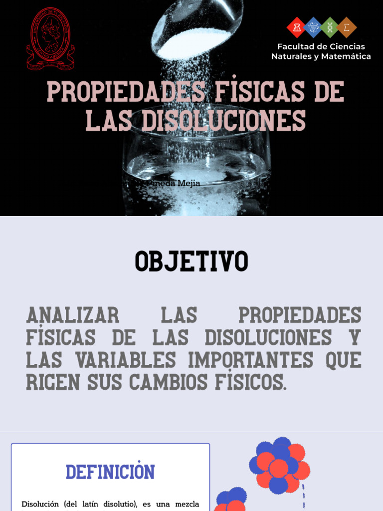Tutoria 2 - Propiedades Físicas de Las Disoluciones | PDF | Concentración | Materiales