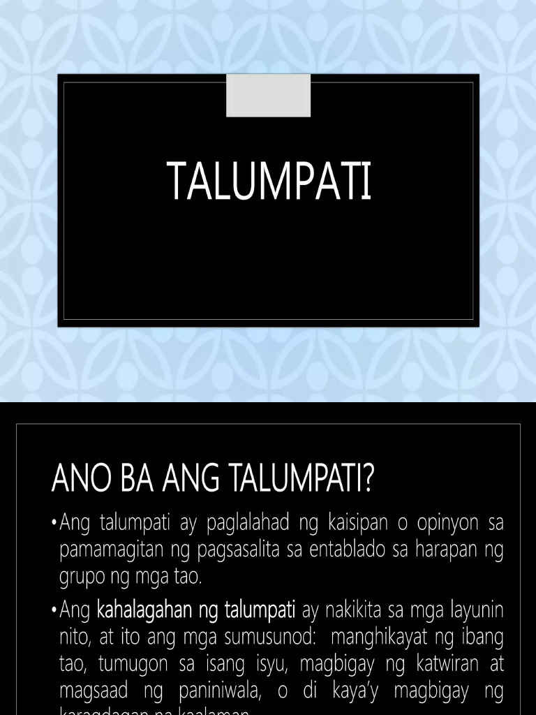 Talumpati | PDF