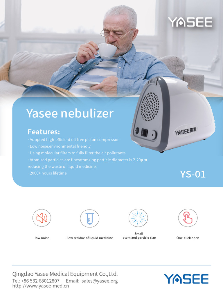 YASEE Nebulizer Flyer | PDF | Aerosol | Liquids