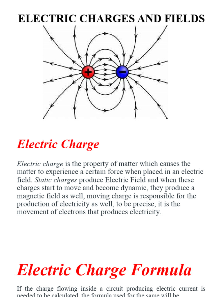 Electric Charges and Fields | Download Free PDF | Electricity ...