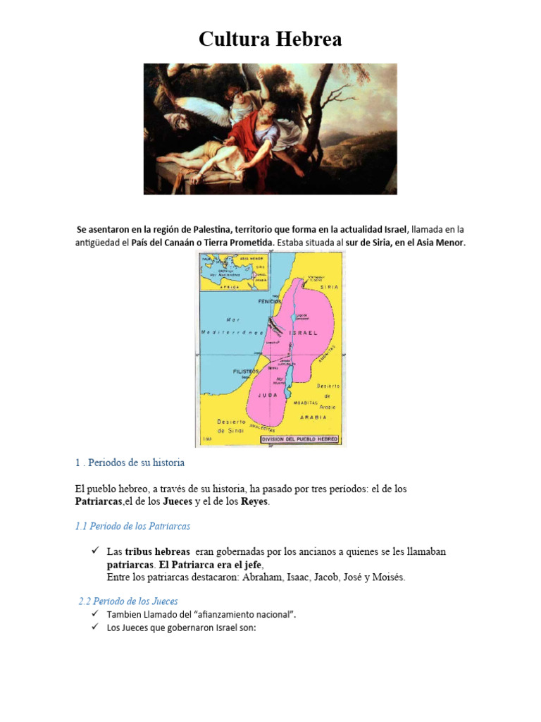 Organización y Cultura Hebrea | PDF | Diez Mandamientos | Biblia