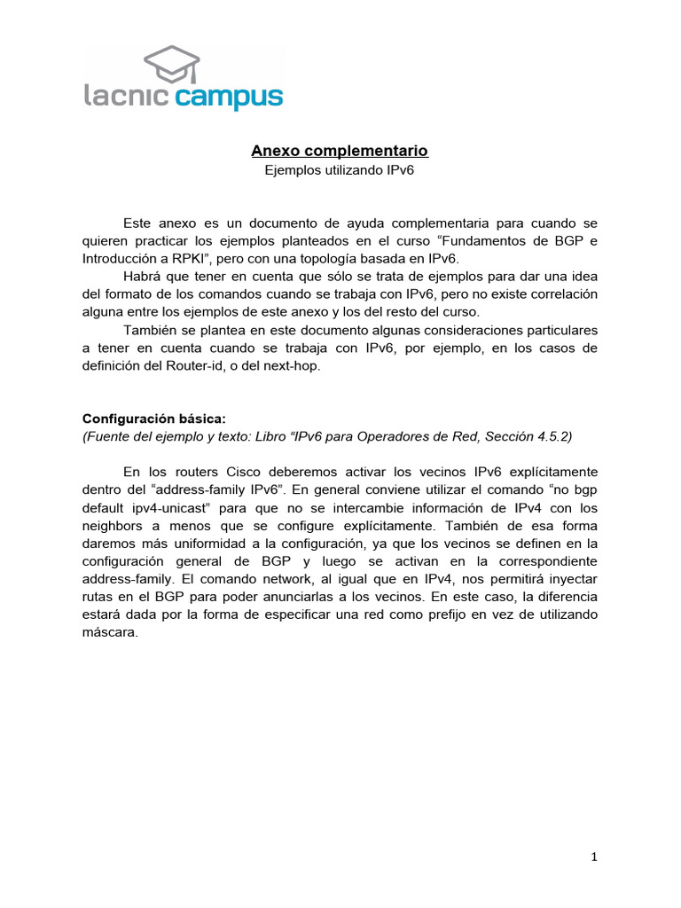 Anexo Complementario-2019 | PDF | Yo Pv6 | Dirección IP