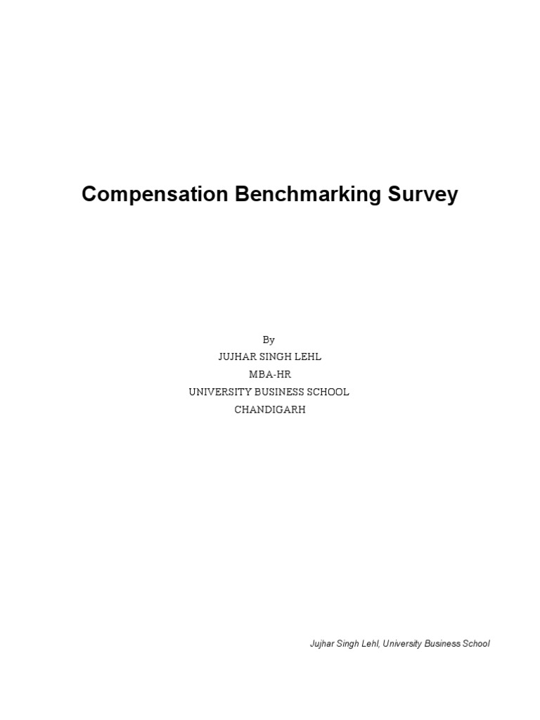 Compesation Survey | Download Free PDF | Compensation And Benefits | Salary