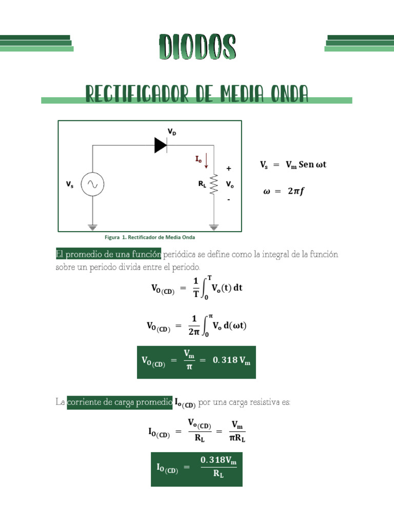 Diodo Rectificador | PDF | Rectificador | Electromagnetismo
