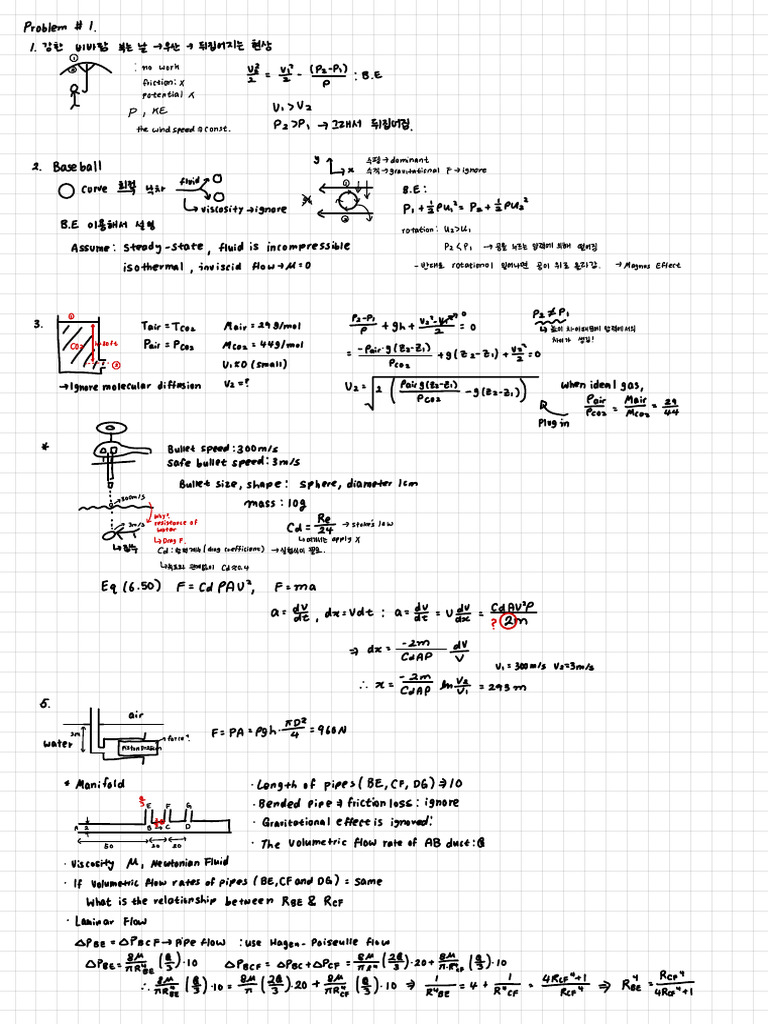 Problems | PDF | Drag (Physics) | Applied And Interdisciplinary Physics