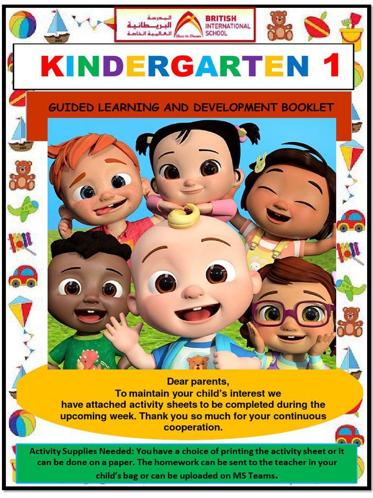 KG1 Guided Learning & Development Booklet (13TH October 2023) | PDF