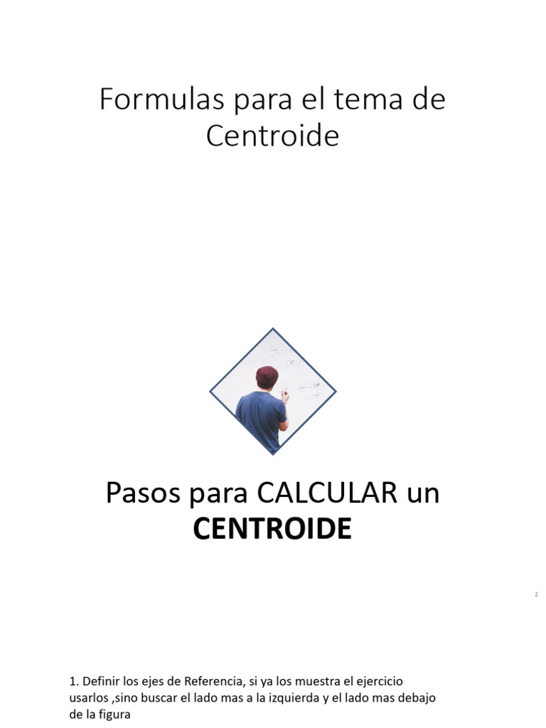 Formulas para El Tema de Centroide | PDF