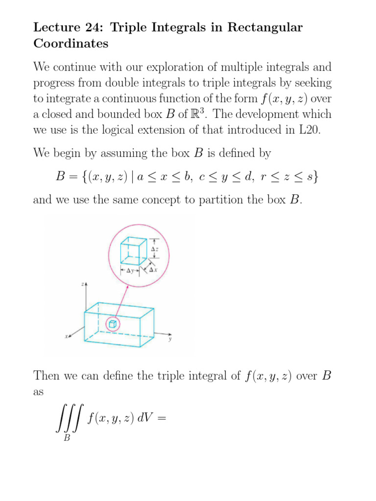 L24 | Download Free PDF | Integral | Mathematical Physics