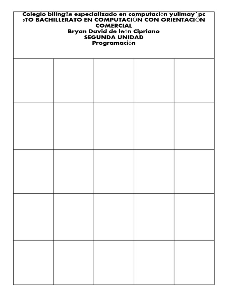 Control de Zona en Programación | PDF
