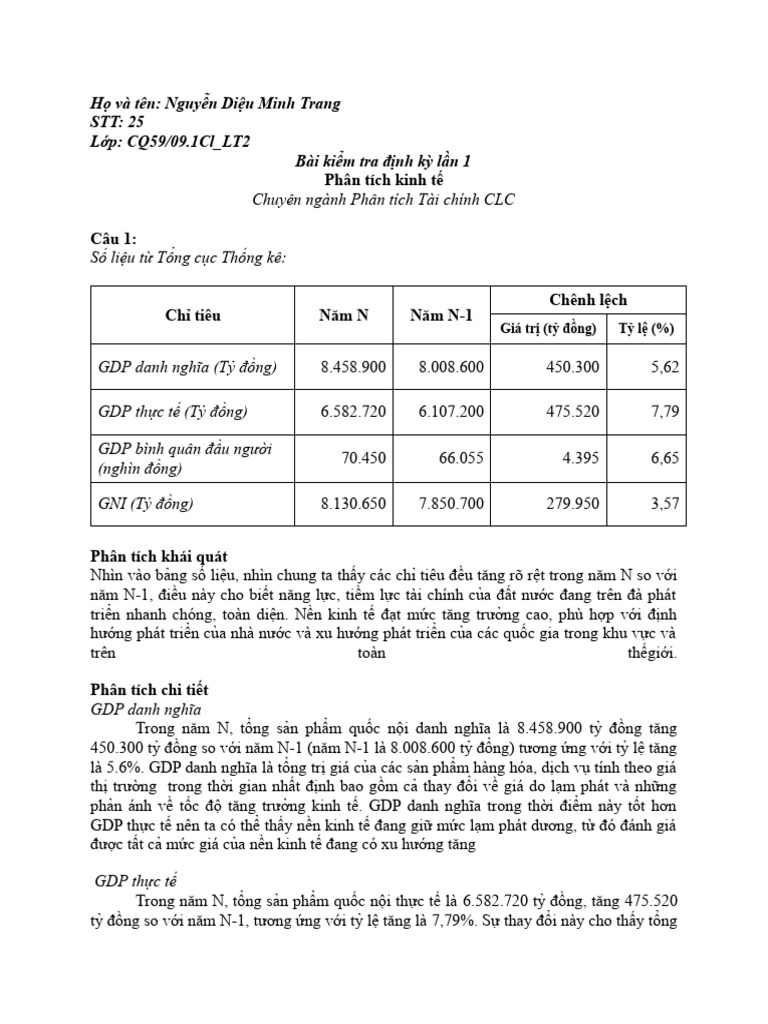 bài ktra ptkt lần 2 | PDF