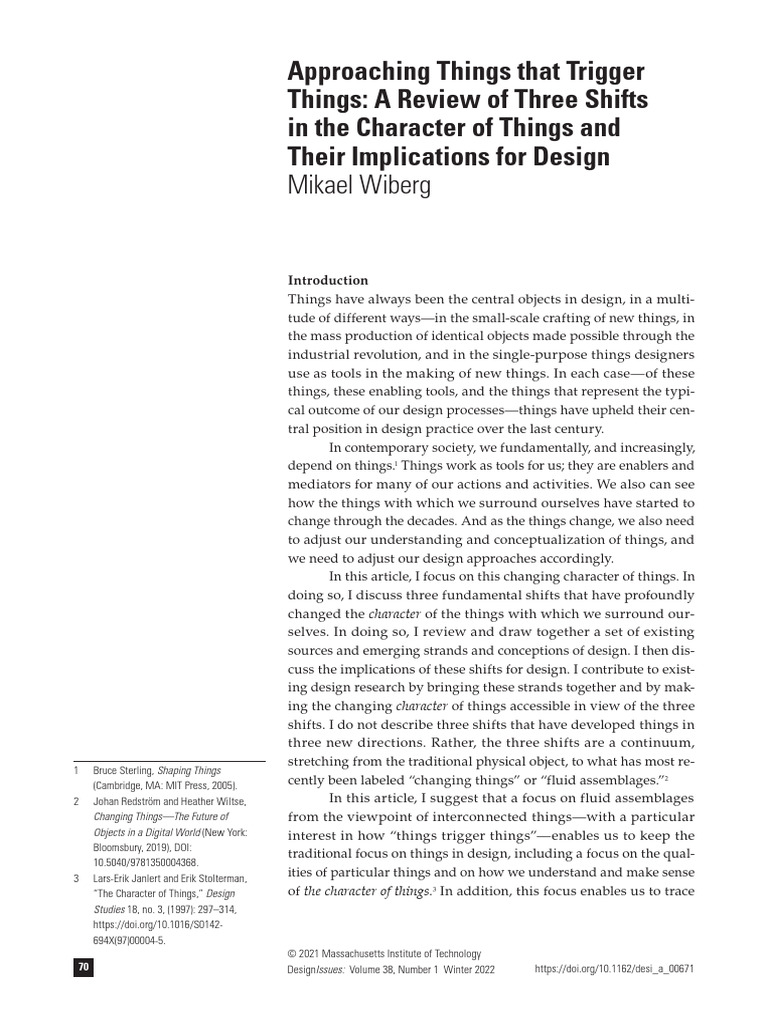 【Review】Approaching Things that Trigger Things- A Review of Three ...