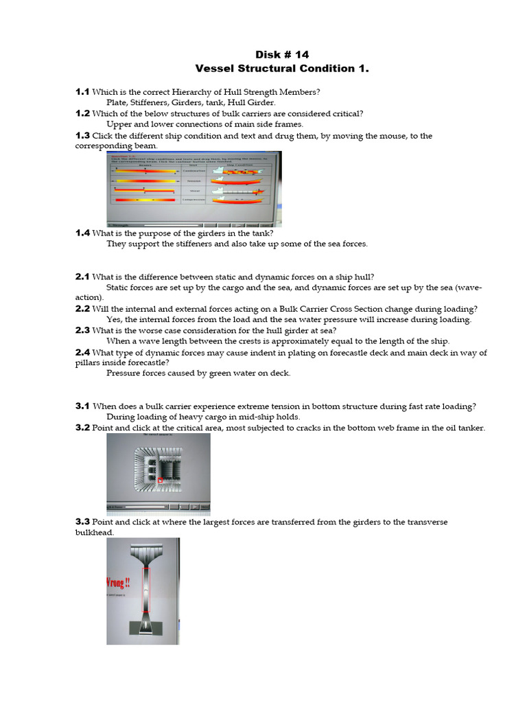 14 Vessel Structural Condition 1 | PDF | Science & Mathematics | History
