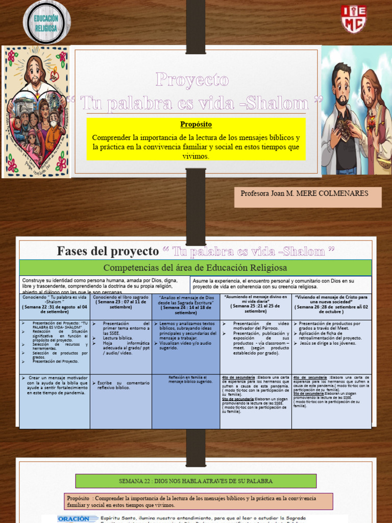 Proyecto de La Biblia Atapa I | PDF | Biblia | Creencia religiosa y ...