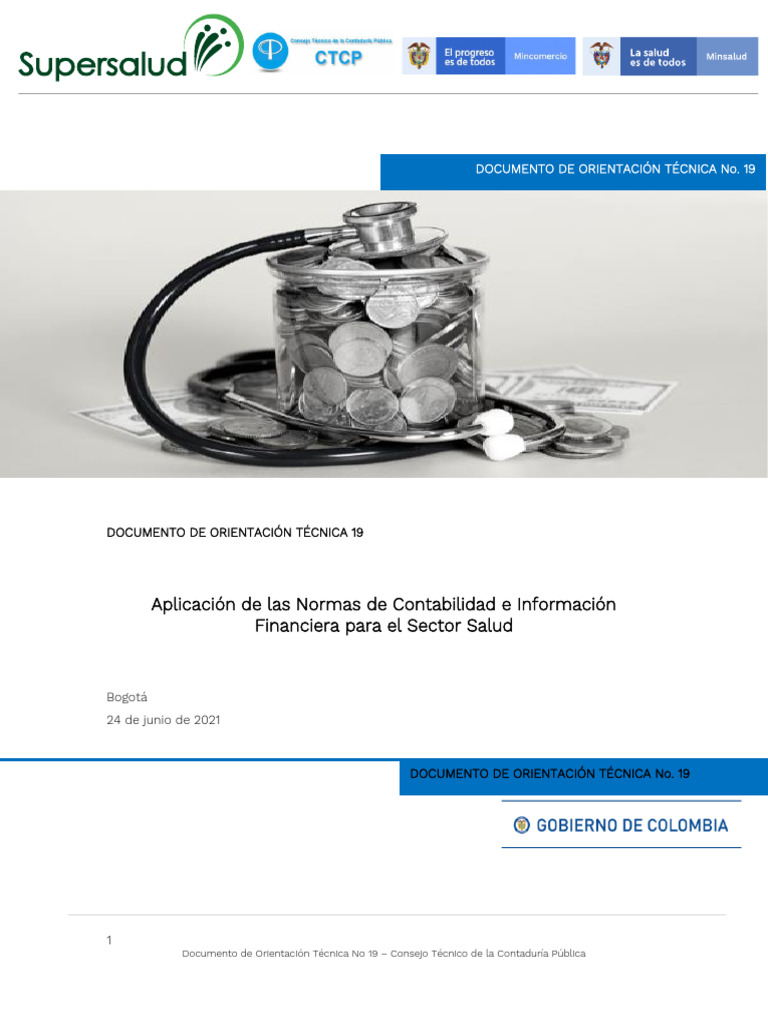 Orientacion Tecnica 19 Aplicacion NCIF para El Sector Salud 24 06 2021 ...