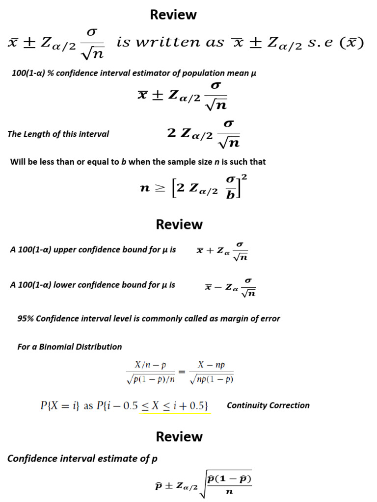 Slides On T and Chi Square Distributions | PDF | Confidence Interval ...