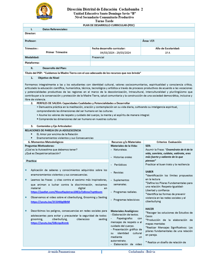 PDC 2024 | PDF | Acoso cibernético | Violencia