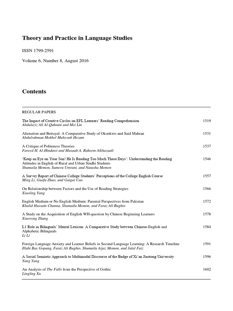 Tpls 0608 | PDF | English As A Second Or Foreign Language | Reading Comprehension