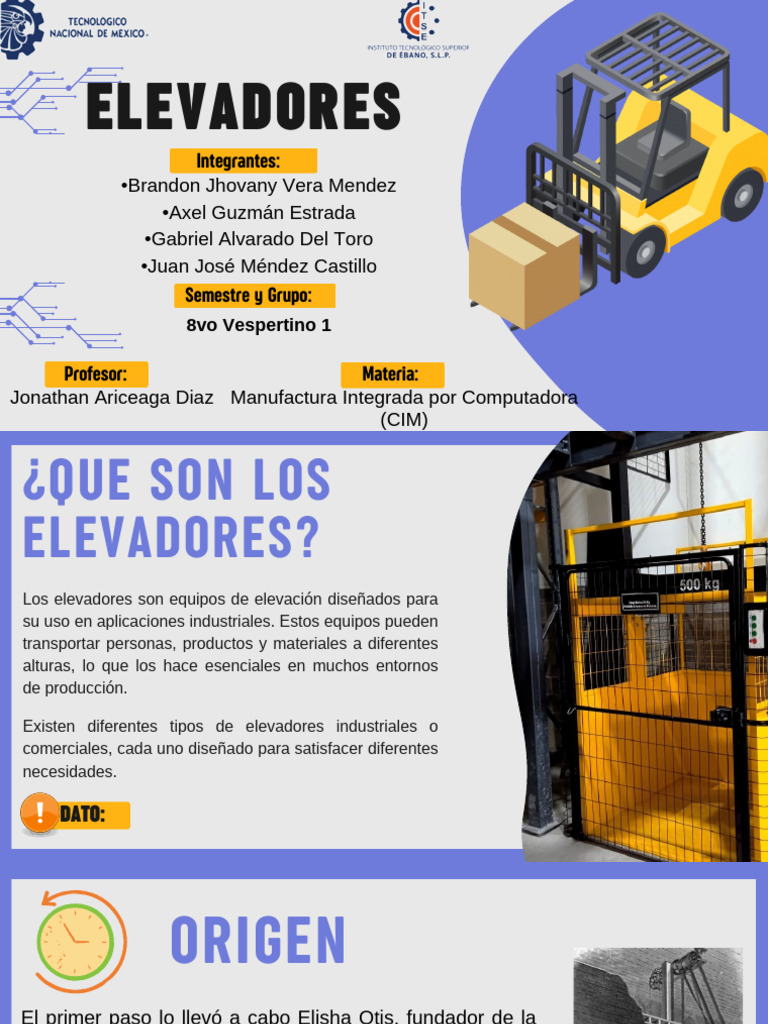 Elevadores | PDF | Máquina elevadora | Ascensor