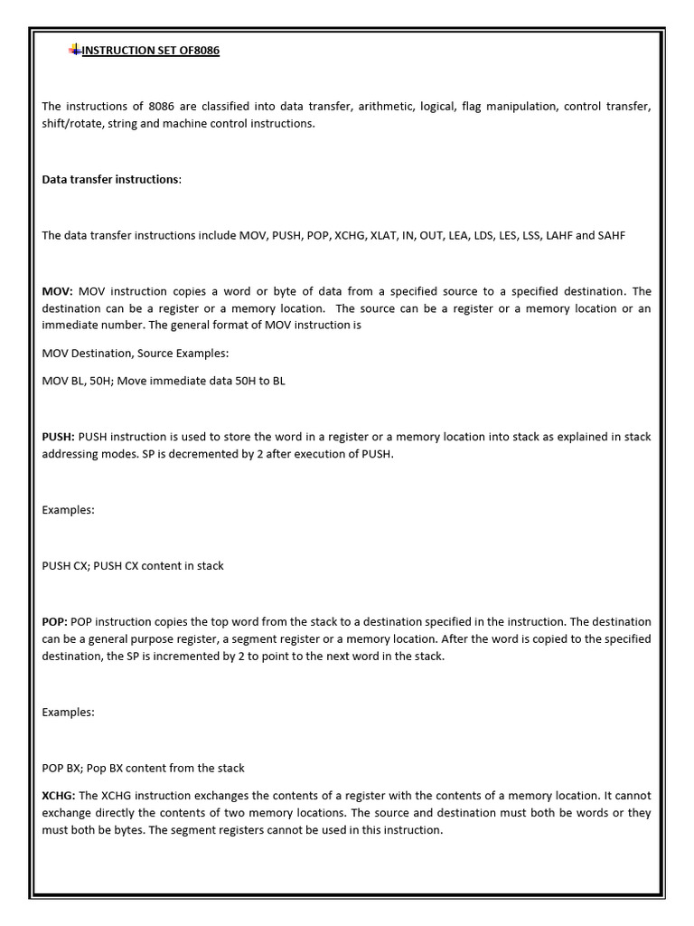 Demp Unit 5 | PDF | Assembly Language | Computer Program