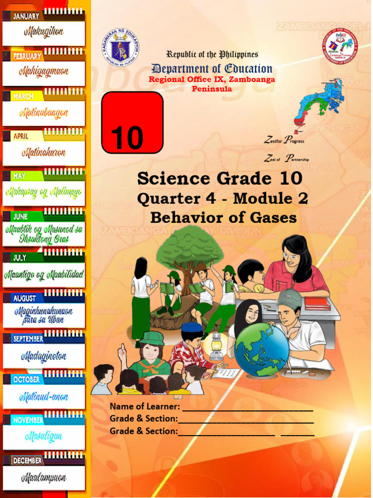 Science Grade 10: Quarter 4 - Behavior of Gases | Download Free PDF ...