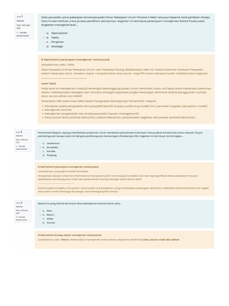 Evaluasi Modul 01 | PDF