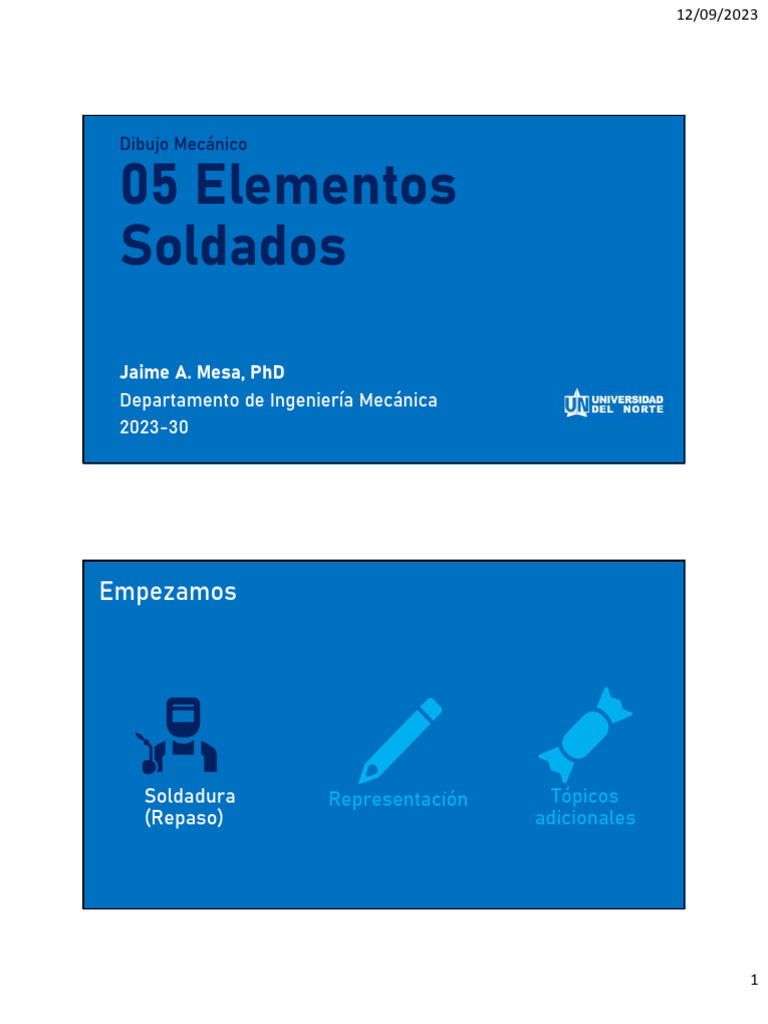 05 Uniones Soldadas | PDF | Soldadura | Construcción