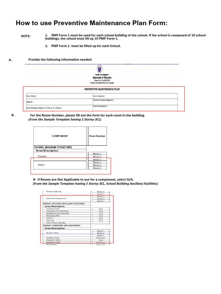 Preventive Maintenance Plan Template | PDF | Lighting | Building ...
