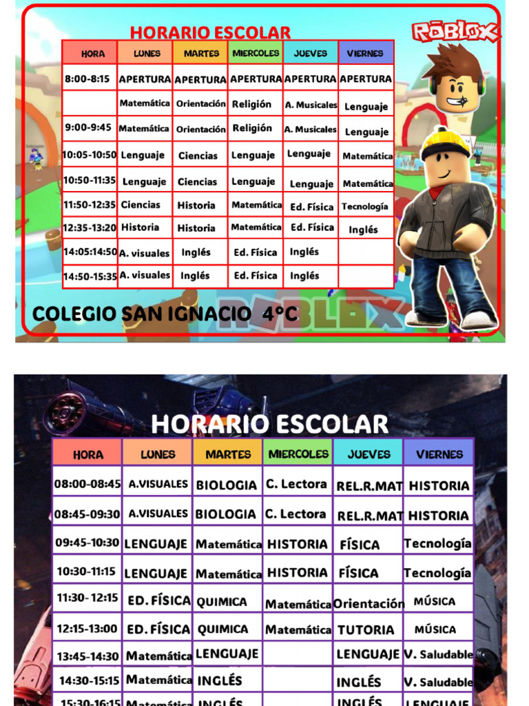 HORARIOS | PDF