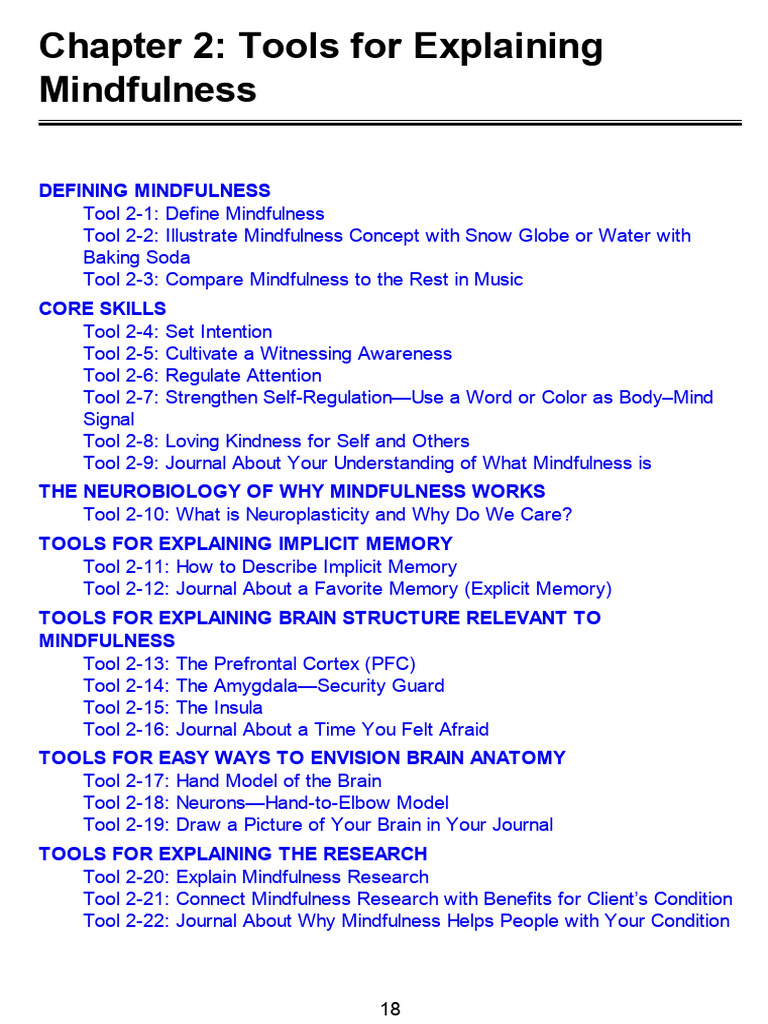 Mindfulness Skills Workbook | Download Free PDF | Mindfulness | Intention