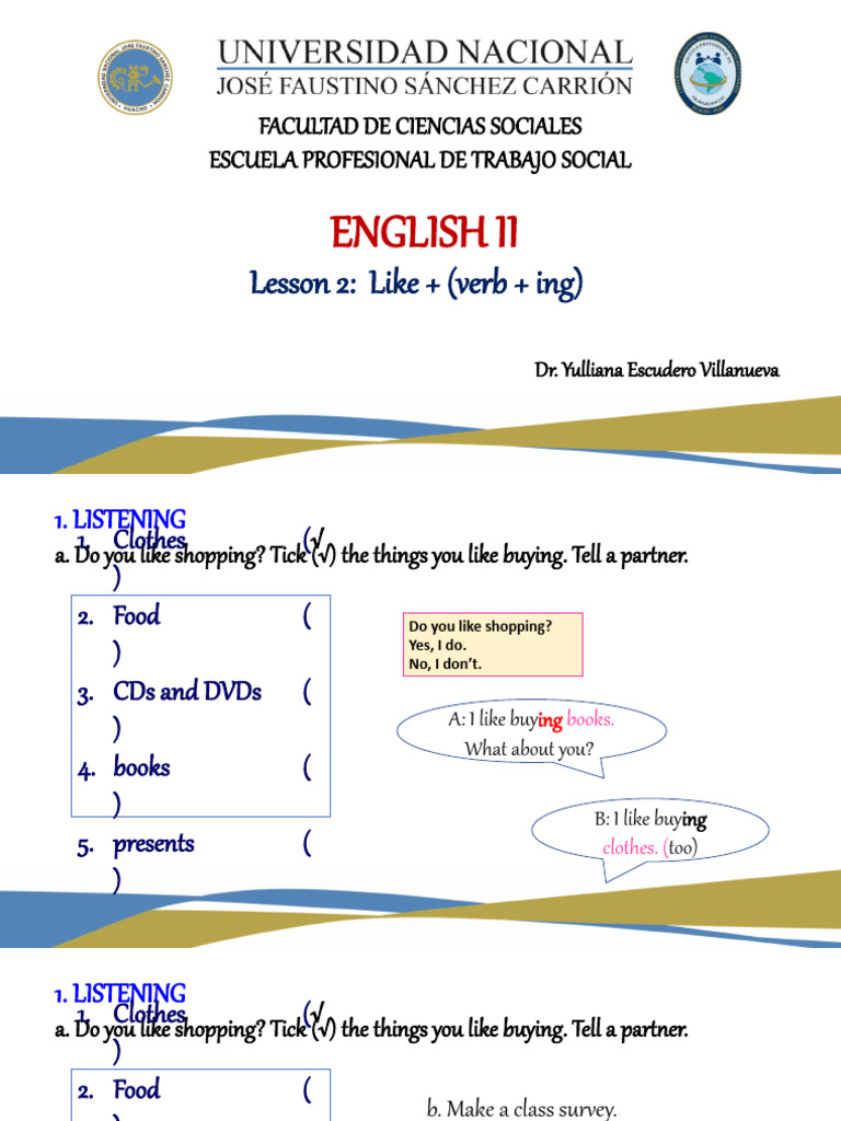 Lesson 2 Like Love Hate | PDF | Consonant | Language Families