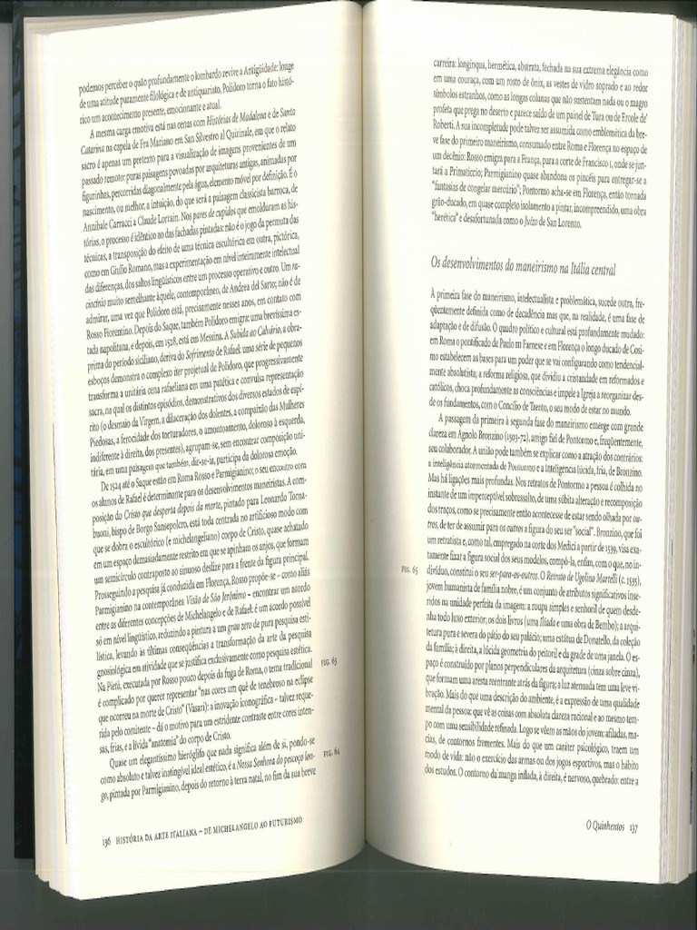 Maneirismo História Da Arte Italiana - Argan Vol 3 | PDF