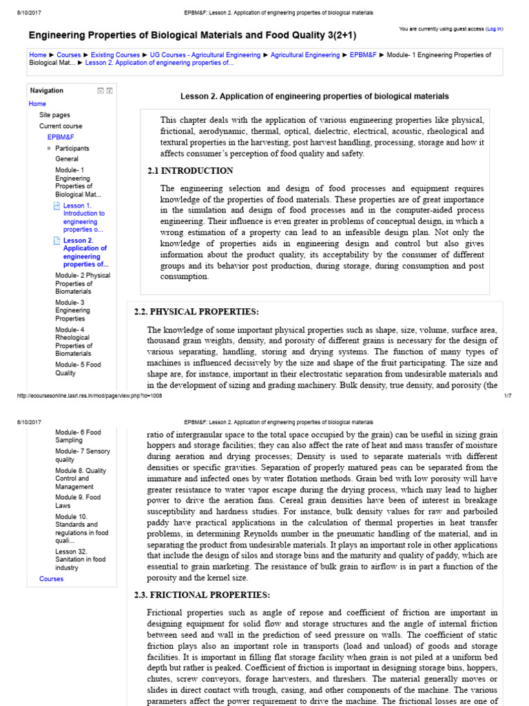 EPBM&F - Lesson 2 | PDF | Electromagnetic Radiation | Friction