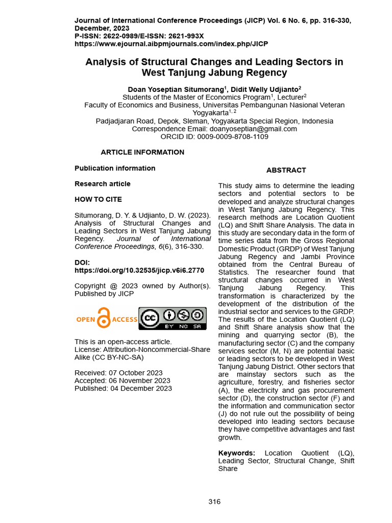2770-10935-1-PB Prociding International | PDF | Economic Growth | Economies