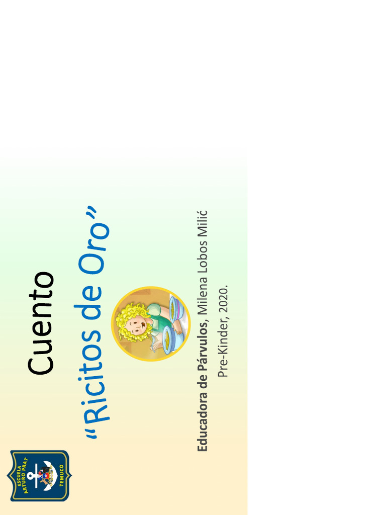 Cuento Ricitos de Oro | PDF