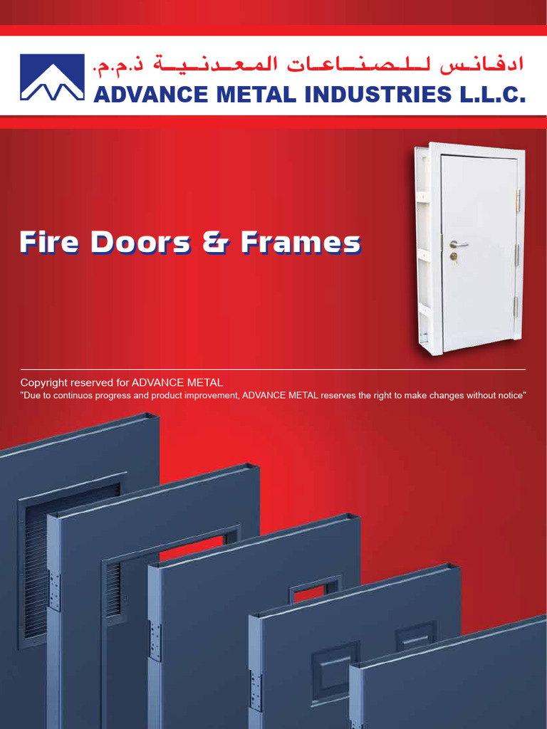 Fire-Door-Catalogue | PDF | Door | Sheet Metal