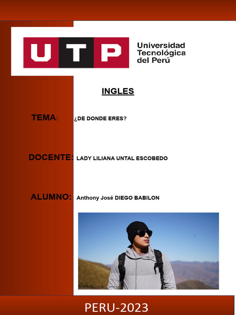 TAREA SEMANA N°02_DE DONDE ERES | PDF