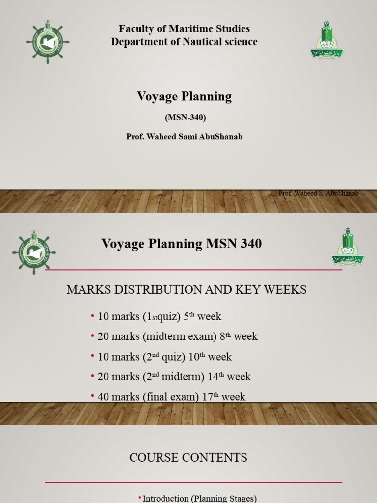 Voyage Planning | PDF | Navigation