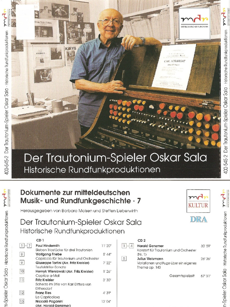 Oskar Sala - Der Trautonium - Spieler Oskar Sala | PDF