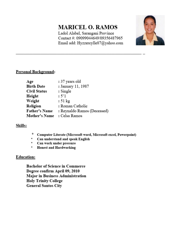 Maricel Ramos Edited | PDF