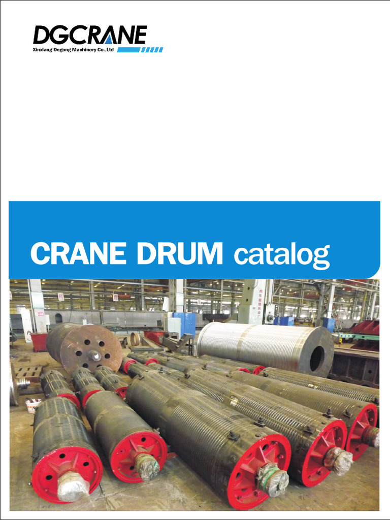 Design Crane Drum Dgcrane | Download Free PDF | Crane (Machine) | Metals