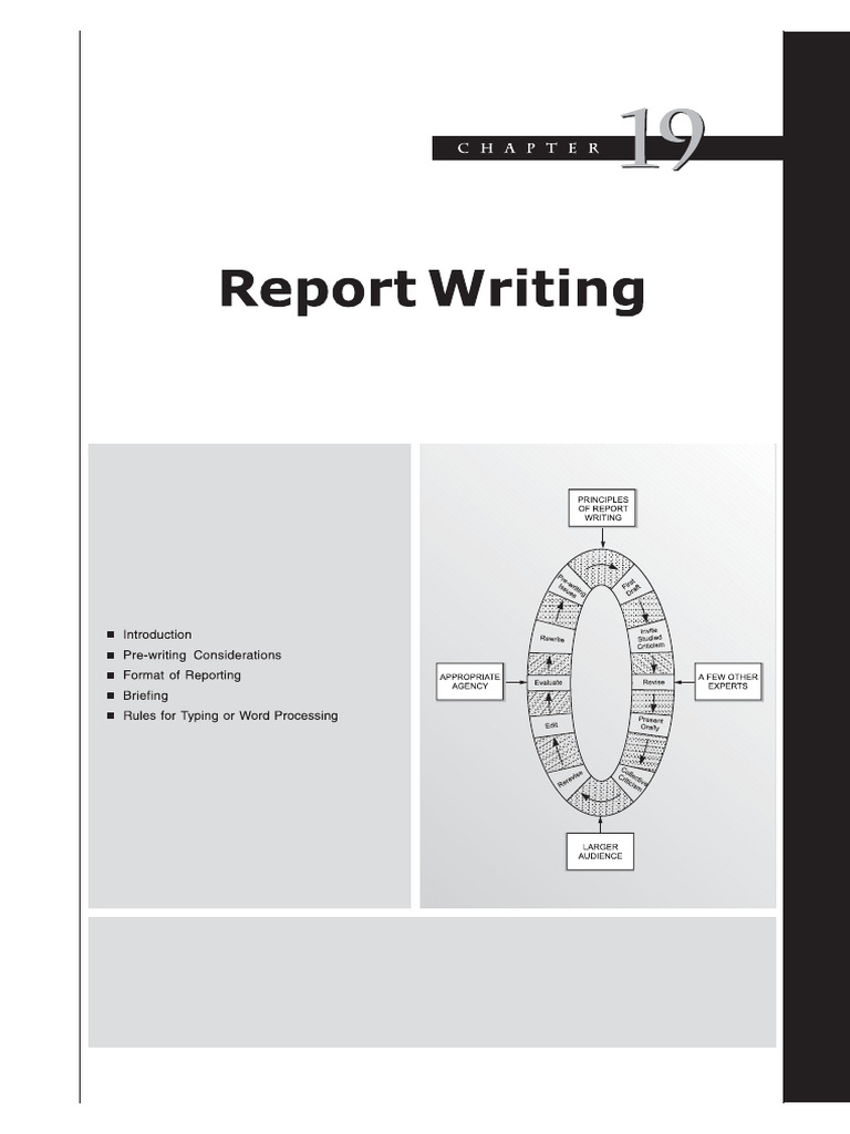 Chapter19-REPORT WRITING | PDF