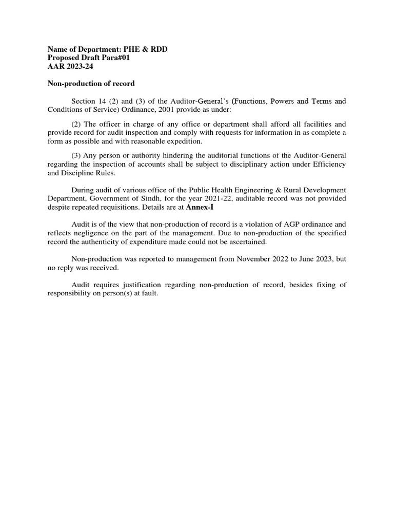 PDPs of PHED 2023-24 1st Batch | PDF | Procurement | Audit