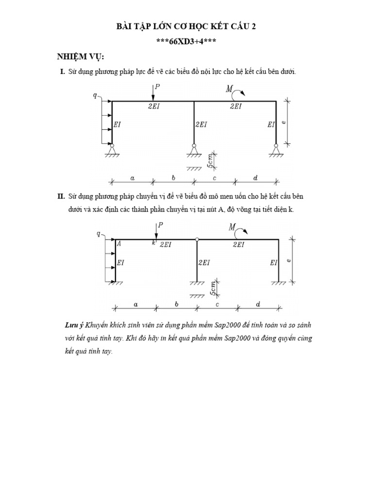 BAI TAP LON CHKC 2 66xd3+4 | PDF